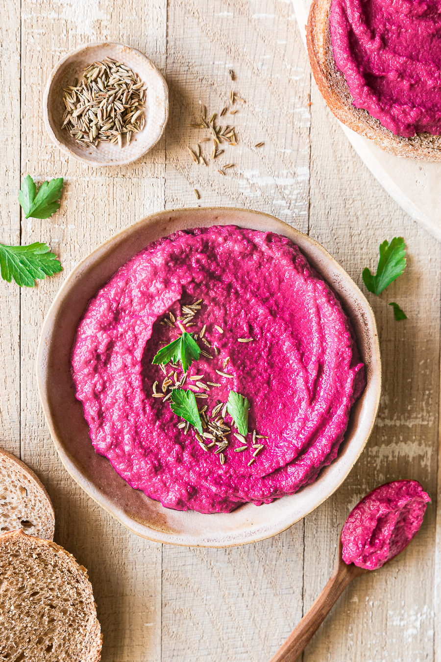 Houmous de betterave | Cannelle et Coriandre